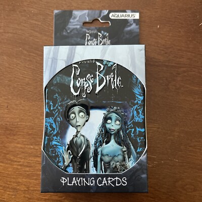 Tim Burton's Corpse Bride Playing Cards Embossed Tin Box By Aquarius ...
