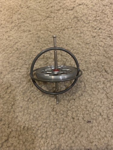 Vintage Old Metal Gyroscope Spin Top Toy | eBay