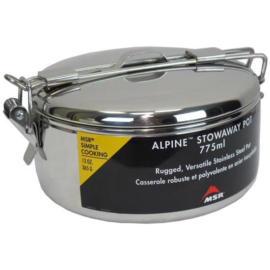 MSR Alpine Stowaway Pot 775ml Stainless Steel 14cm for sale online | eBay