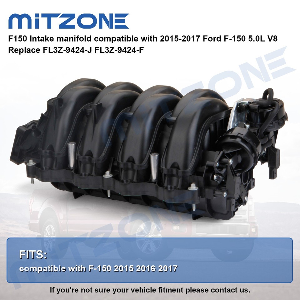 For 2015 2016 2017 Ford F-150 5.0L V8 Intake Manifold Replacement ...