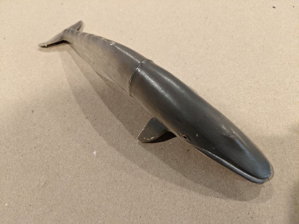 Vintage Grey Whale/Gray Whale Figurine Toy by Larami - Medium 7 ...