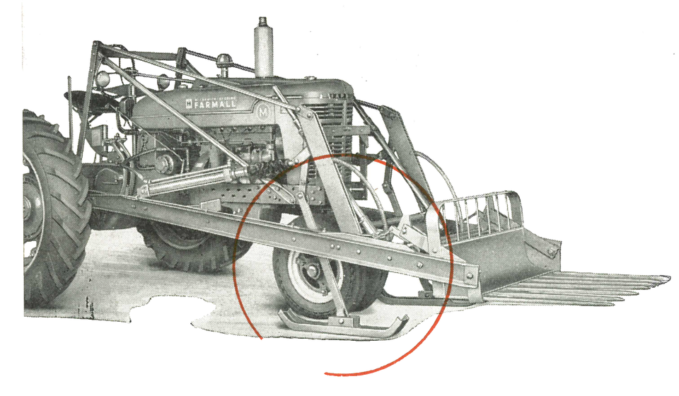 No. 30 Power Loader for IH Farmall Tractor Tractor H M Manure Front End ...