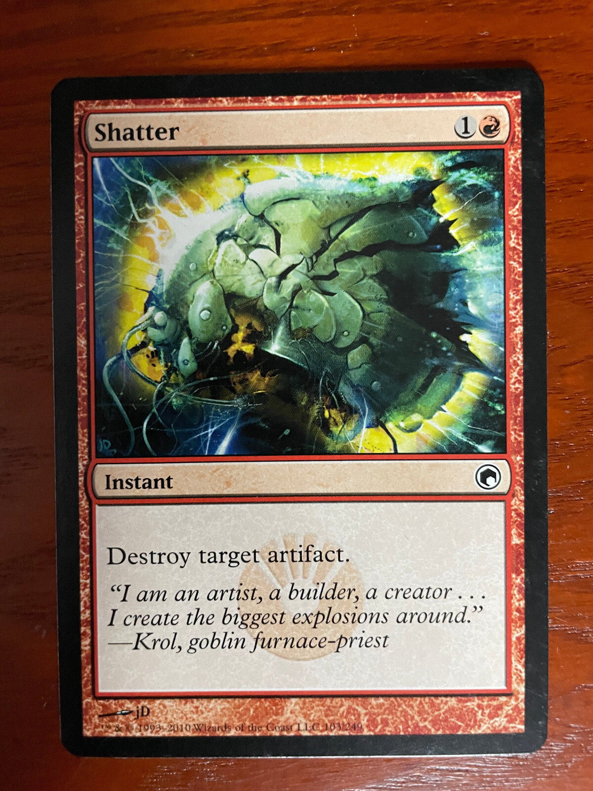 MTG Shatter SINGLE USED EXCELLENT Condition SEE PHOTOS | eBay