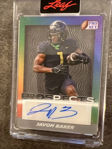 Javon Baker Auto Pro Set | eBay