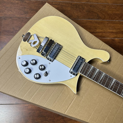 RICKENBACK 620 Electric Guitar Nature wood Color 6-string black guitar ...