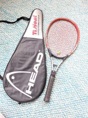 Head Ti. Heat Mid Plus Titanium Tennis Racket Racquet 4 1/4 Grip W/CASE ...