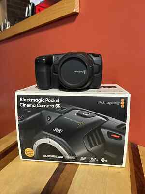 Blackmagic Design Pocket Cinema Camera 6K Excellent. In Original Box ...