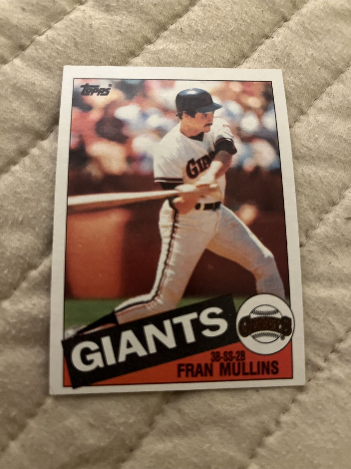 1985 Topps Fran Mullins San Francisco Giants #283 | eBay