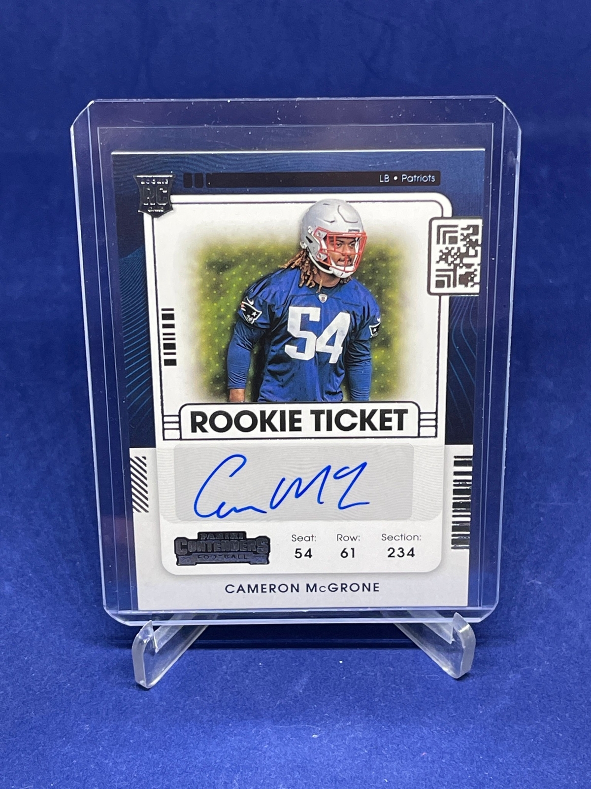 CAMERON MCGRONE 2021 PANINI CONTENDERS ROOKIE TICKET AUTO RC #224 | eBay