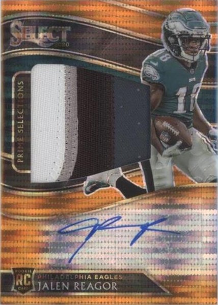 2020 Panini Select - Prime Selections Signatures Neon Orange Pulsar ...