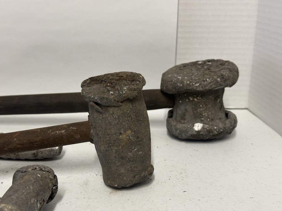 Lead Hammer Lot 4 Hammers Old Vintage Tools | eBay
