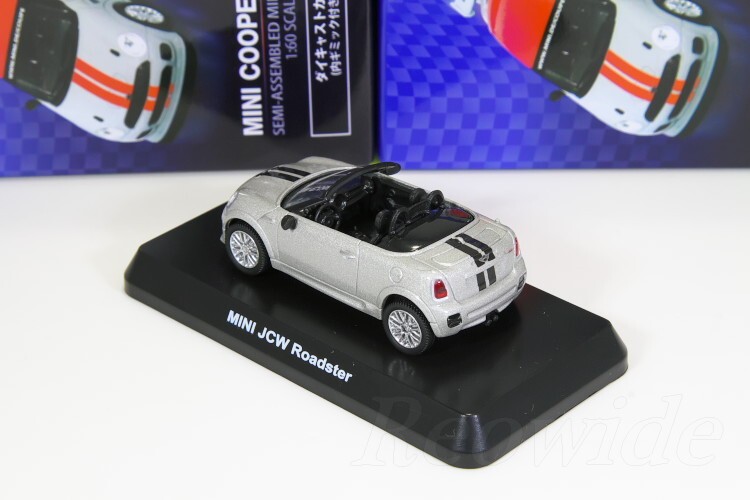 Kyosho 1/60 Mini Cooper JCW Roadster Silver Mini Cooper Diecast Car ...