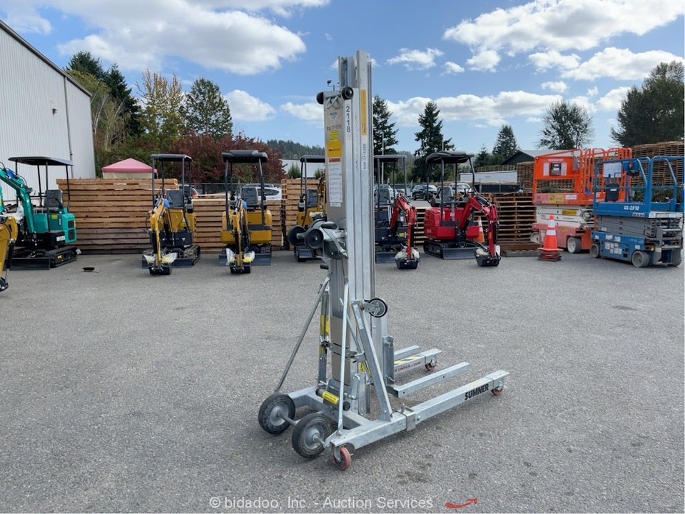 2022 Sumner 2118 24' Manual Material Handling Lift Hoist Duct Jack Tool ...