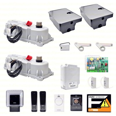 Complete Underground Swing Gate FAAC 770N 106746445 GENIUS ROLLER 230V ...