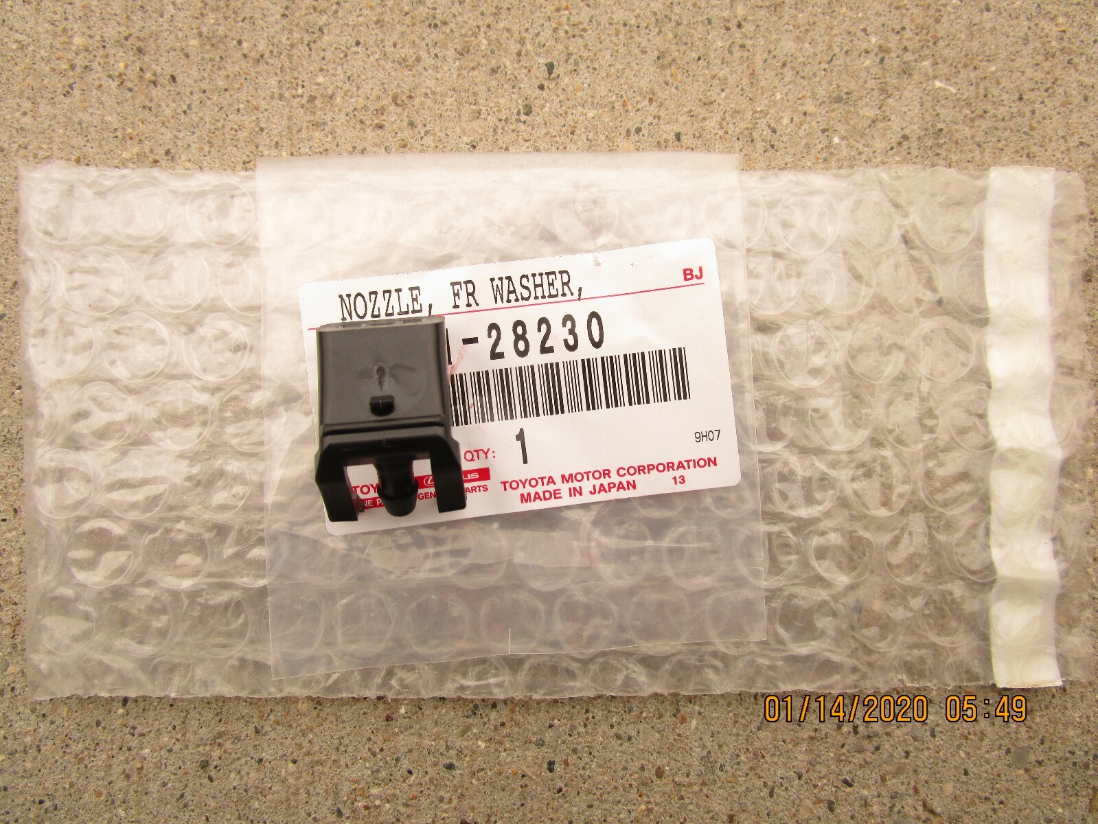 08 - 20 TOYOTA LAND CRUISER FRONT WINDSHIELD WASHER NOZZLE MARK +3 QTY ...
