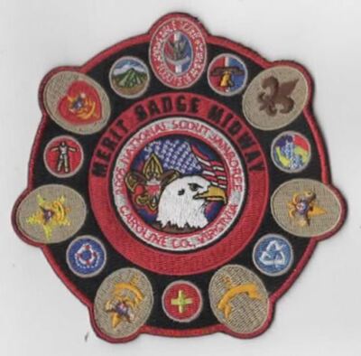 2005 National Scout Jamboree Patch Merit Badge Midway RED Bdr. [KY-6553 ...