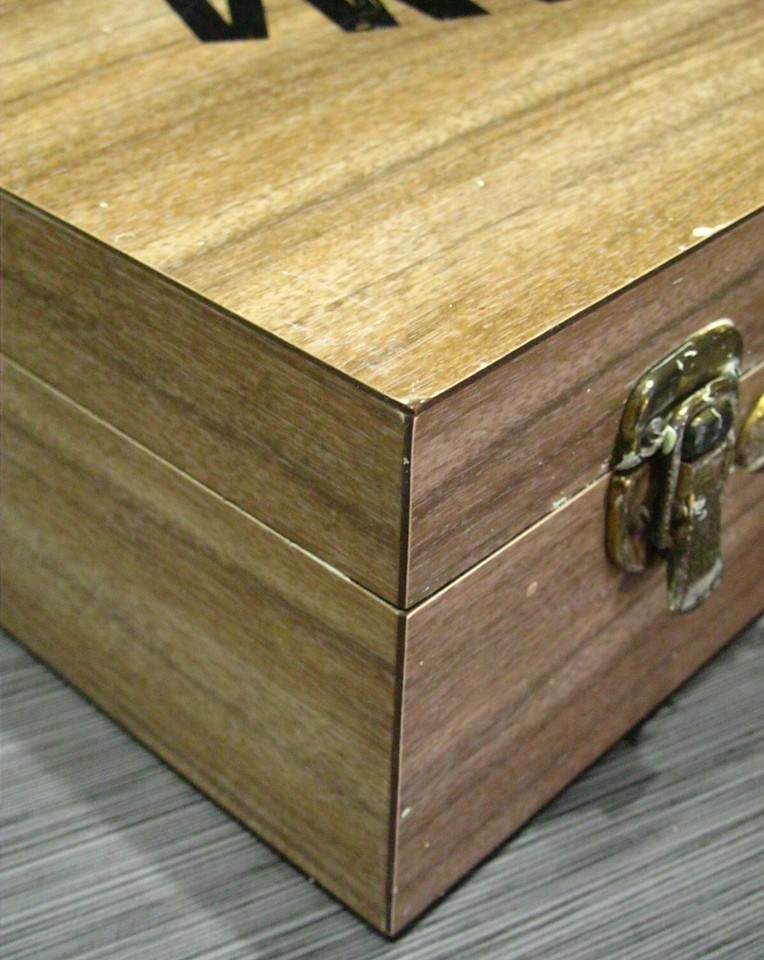 SLOT CAR Genuine BUZZ-A-RAMA 500 WOOD/FORMICA Pit Box CASE VINTAGE 1/24 ...