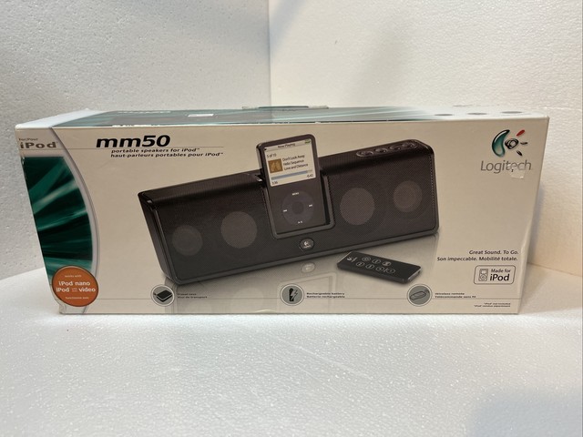 Logitech MM50 iPod Speaker Dock - Black for sale online | eBay