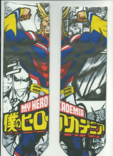 My Hero Academia All Might Crew Socks Japanese Anime Manga | eBay