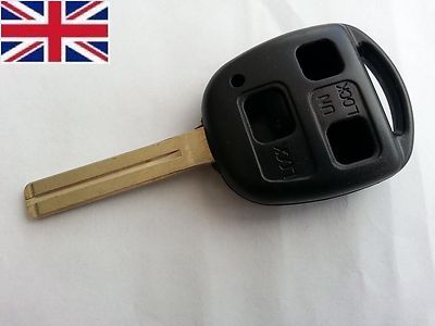 For Lexus IS200 GS300 LS400 RX300 3 Button Key Fob Case Shell and 40 mm ...