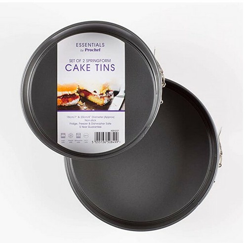 Everyday Baking by Prochef 2 Spring Form Deep Cake Tins 7 & 8 INCH | eBay