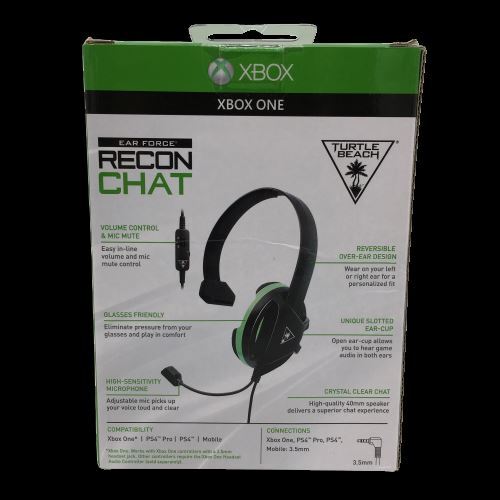 Turtle Beach Recon Chat Gaming Headset Black Green Xbox 1 Series X PS4 ...