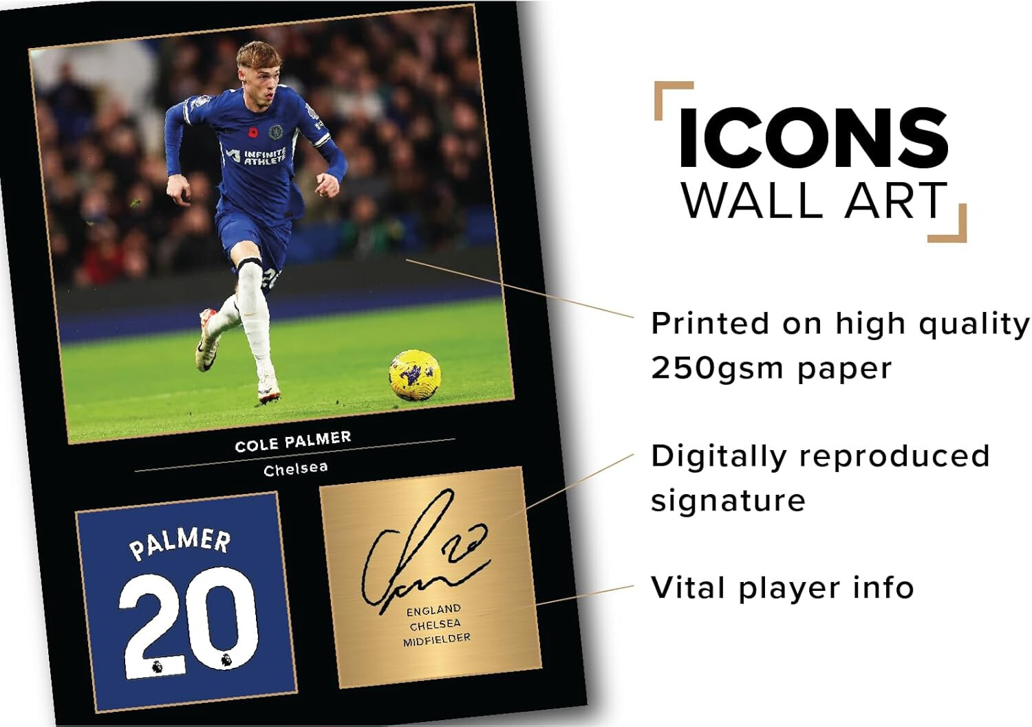 Icons Wall Art Kylian Mbappe Real Madrid Signed A4 Printed Photo ...