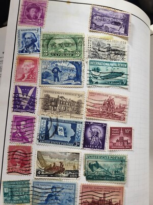 Worldwide Stamp Collection In Huge HE Harris Citation Stamp Album Book ...