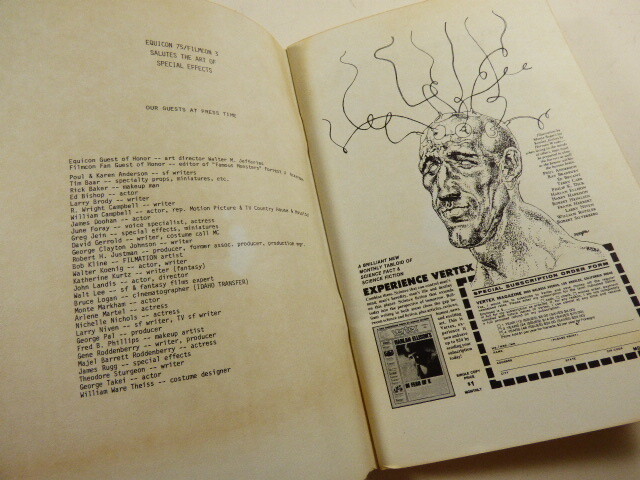 VTG 1975 Equicon 75 Filmcon 3 Sci-Fi Star Trek Planet Apes Comicon ...