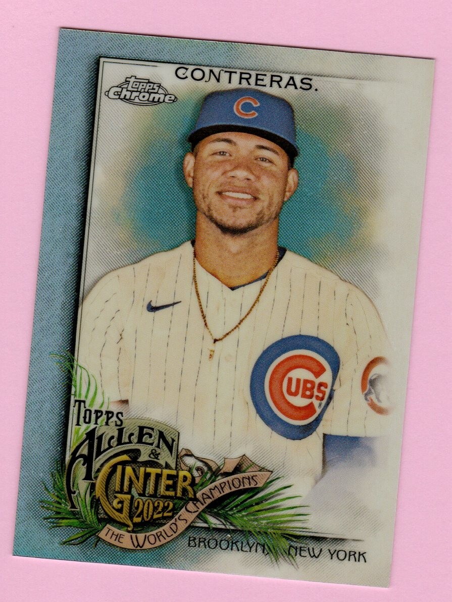 2022 Topps Allen Ginter Chrome Refractor Willson Contreras #84 Chicago ...