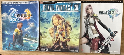 Final Fantasy Strategy Guide Lot X, XII, XIII NO INSERTS/POSTERS | eBay