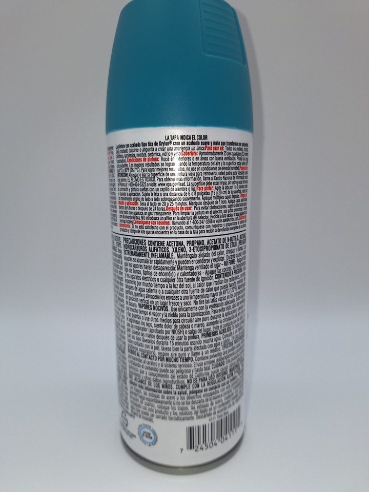 Krylon Chalky Finish Tidal Blue 4111 Spray Paint 12 Oz New 724504041115 ...
