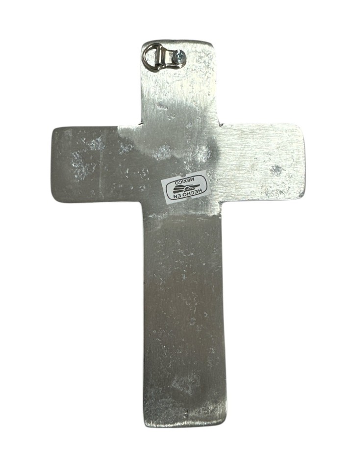 HAND MADE PEWTER CROSS , SILVER , RELIGIOUS , LARGE , GIFTS ,7" #5 | eBay