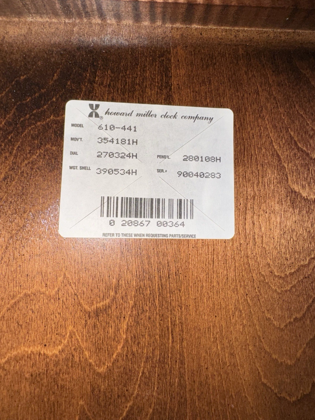 Howard Miller 610-441 Grandfather Clock | eBay