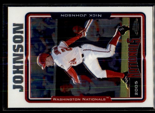 2005 TOPPS CHROME NICK JOHNSON WASHINGTON NATIONALS #341 | eBay