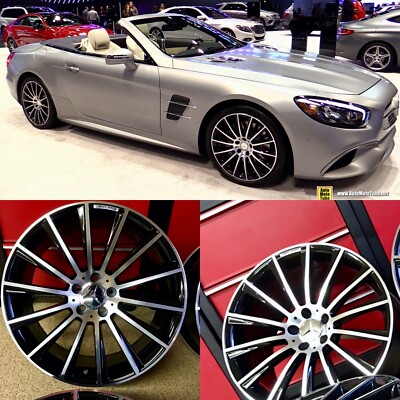 20 INCH MERCEDES SL63 RIMS WHEELS SET4 NEW 20/8.5 20/9.5 FITS SL550 ...