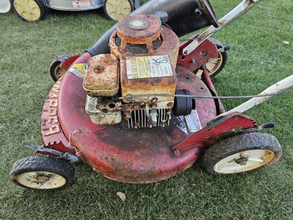 1 Vintage snapper 21” Steel deck mower | eBay