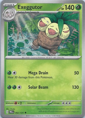 Exeggutor Pokemon Card | eBay