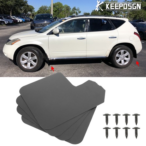 For Nissan Murano Matte Black 4PCS Mud Flaps Splash Guards Mudguards ...