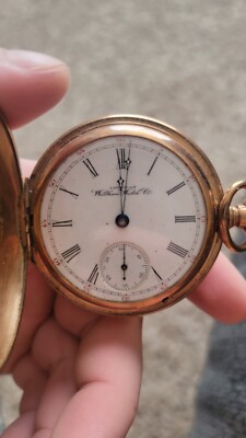1897 WALTHAM 18s GRADE 820 MODEL 1883 15 JEWEL POCKET WATCH KEYSTONE ...