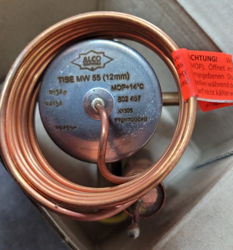 ALCO CONTROLS TISE MW 55-(12mm) PCN 802457 THERMO EXPANSION VENTIL ...