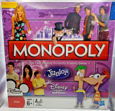 Monopoly Junior Disney Channel Edition Hasbro New Sealed | eBay