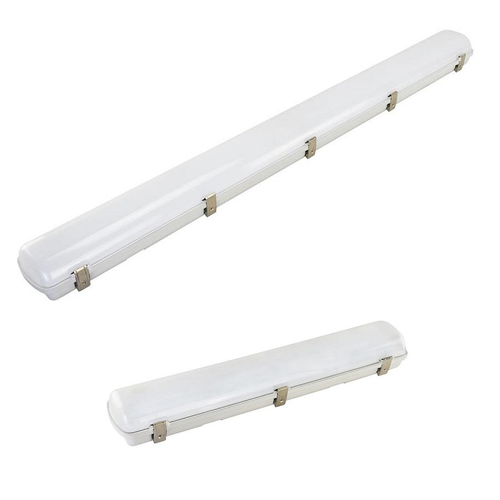 20W 40W 2FT 4FT Weatherproof Vandal Fluorescent Ceiling Batten Light ...