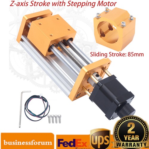 Aluminum Z Axis Slide 85mm Stroke Linear Actuator Kit for CNC Router ...