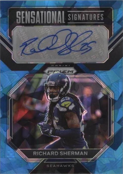 2022 Panini Prizm - Sensational Signatures Richard Sherman #SS-RSH Blue ...