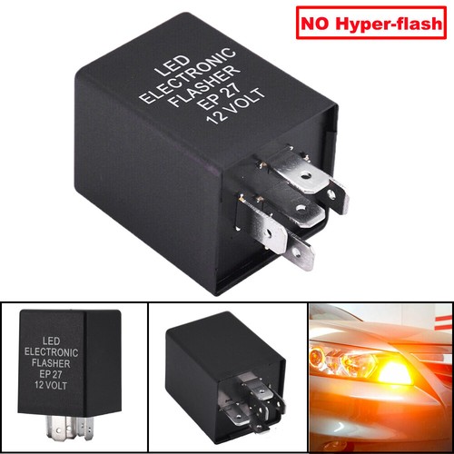 5-Pin EP27 LED Flasher Relay Fix For LED Turn Signal Light Lamp Hyper ...