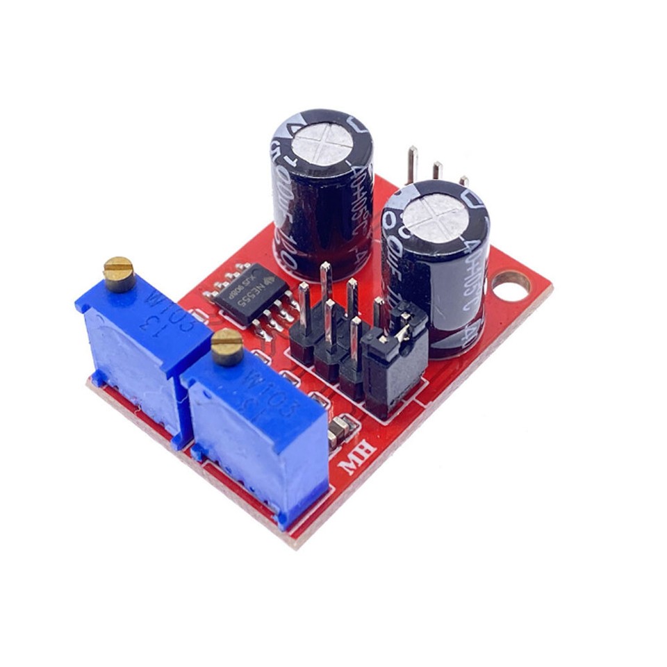 4PACK NE555 Duty Cycle Pulse Frequency Adjustable Square Wave Generator ...