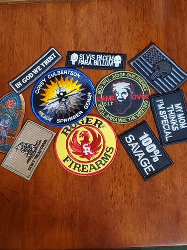 Lot, Of 10 Patchs Ruger, Osama bin Laden SKULL Punisher & More | eBay