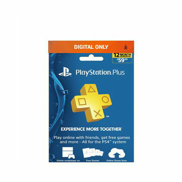 Sony PlayStation Plus 12 Months Membership Email Delivery Digital Code ...