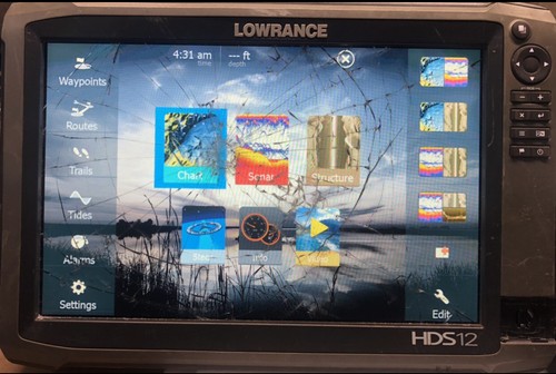 Lowrance HDS 12 Gen 3 Chartplotter/Multifunction Boat Display 000-11794 ...